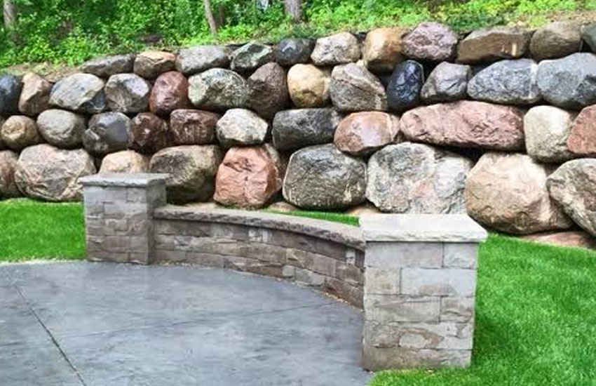 Projects | Boulder Walls | Granite Walls | Retaining Walls Twin Cities MN